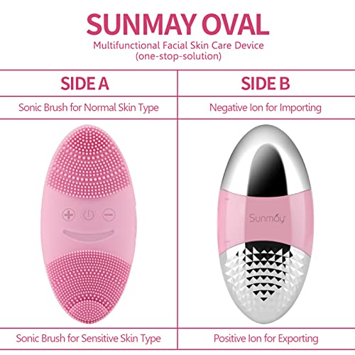 Limpiador Facial Sónico SUNMAY Oval: La clave para una piel radiante ...
