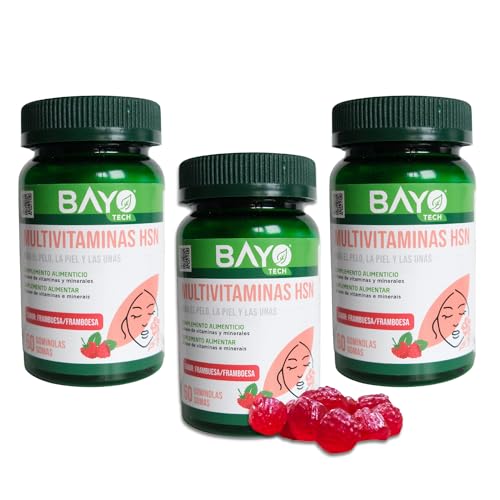 Multivitamínico para Mujer HSN - Pack de 3 Botes (60x3, Total de 180 ...