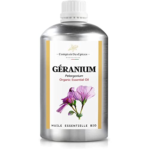 BIO Geranium BURBON - Aceite Esencial 1 Litro (Lote de 1 x 500 ml ...