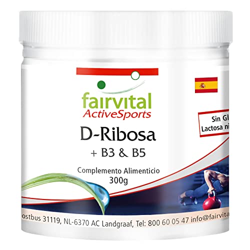 Fairvital D-Ribosa en Polvo Pura y Enriquecida: Energía Natural para tu ...